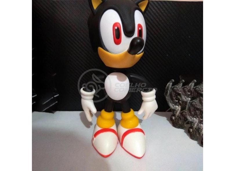Boneco Action Figure Shadow Sonic Black Preto Articulado Grande Super ...