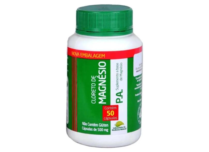 Cloreto De Magnésio 50 Cápsulas Medinal Suplemento Alimentar em ...