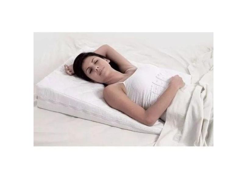 Travesseiro Anti-refluxo Adulto Rampa D26 C/capa Percal 180f com o ...