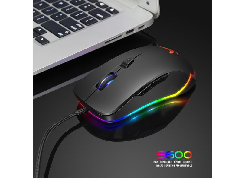 Zerodate S600 High Performance Gaming Mouse Professional rgb rato ...