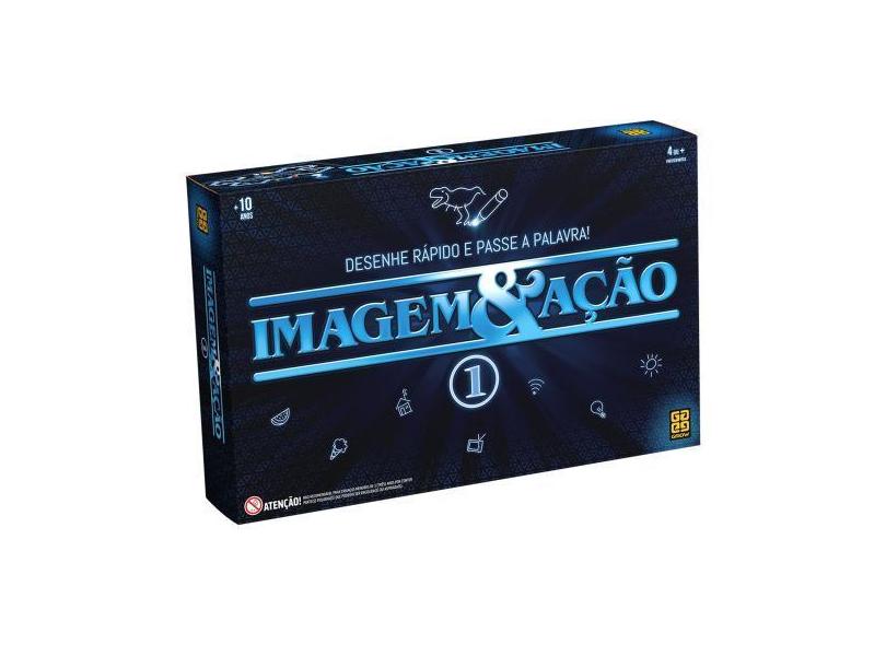 Jogo Imagem e Ação I Tabuleiro Cartas Brinquedos- 01708 original Grow ...