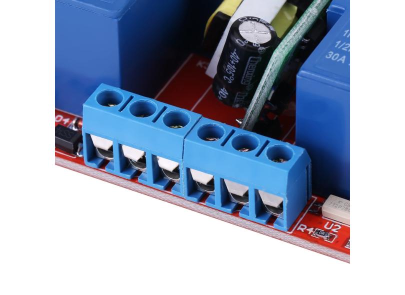 Relé, ac 100-250 V 30A Relé de 4 canais Módulo de acionamento de alto ...