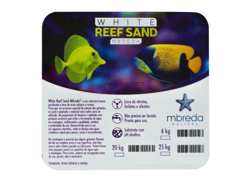 White Reef Sand Mbreda 6Kg Substrato Areia Aquário com o Melhor Preço é ...
