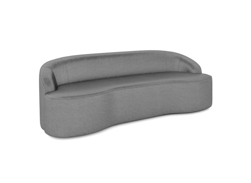 Sof 3 Lugares Para Sala De Estar Living 210cm Theo D06 Sint com o ...