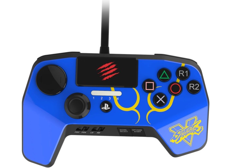 Controle PS3 PS4 Fightpad Pro Street Fighter V - MadCatz com o Melhor ...