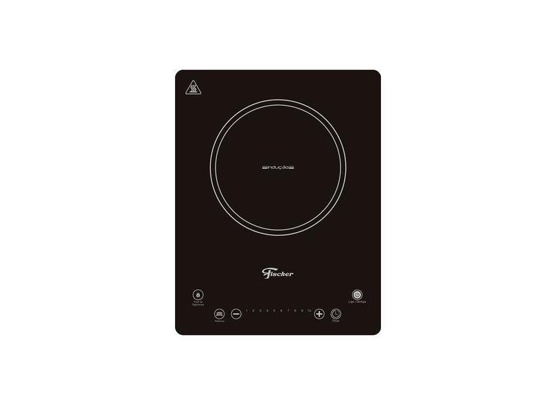 Fogao cooktop fischer 1 boca por inducao portátil touch screen mesa vi ...