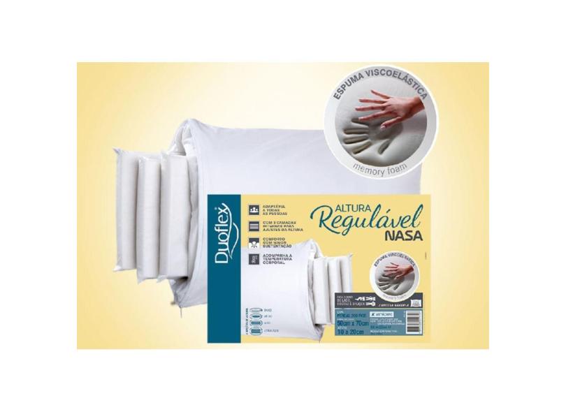 Travesseiro Nasa De Altura Regulável Duoflex 50X70cm em Promoção é no ... Travesseiro Nasa De Altura Regulável Duoflex 50X70cm em Promoção é no ...