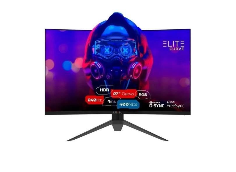 Monitor Gamer Level Elite Curve 27 Eled, 240Hz, 1Ms com o Melhor Preço ...