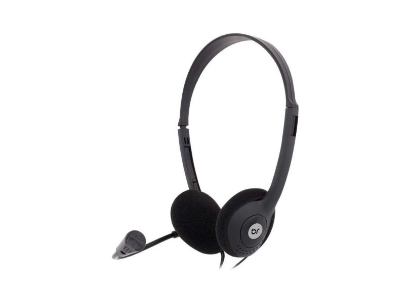 Headset Bright Office 10 - com Microfone - Conector P2 - 0010 com o ...