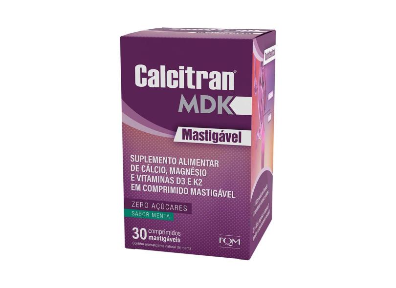 Calcitran MDK Mastigável Suplemento Vitamínico com 30 comprimidos FQM ...