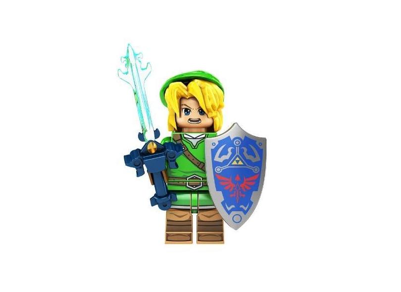 Boneco Link The Legend Of Zelda Game Bloco De Montar Com O Melhor Preço