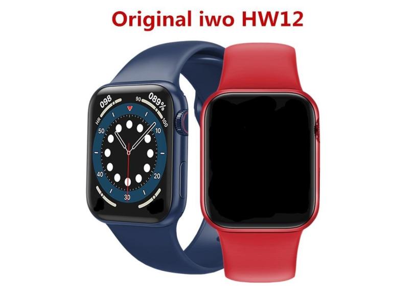 Iwo-smart watch hw12, relógio inteligente série 6, smartwatch com tela ...