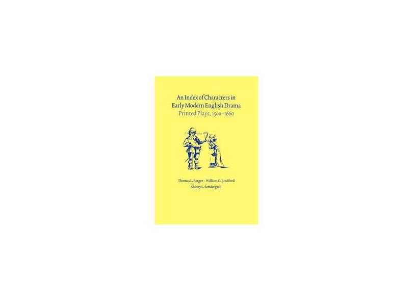 An Index of Characters in Early Modern English Drama com o Melhor Preço ...
