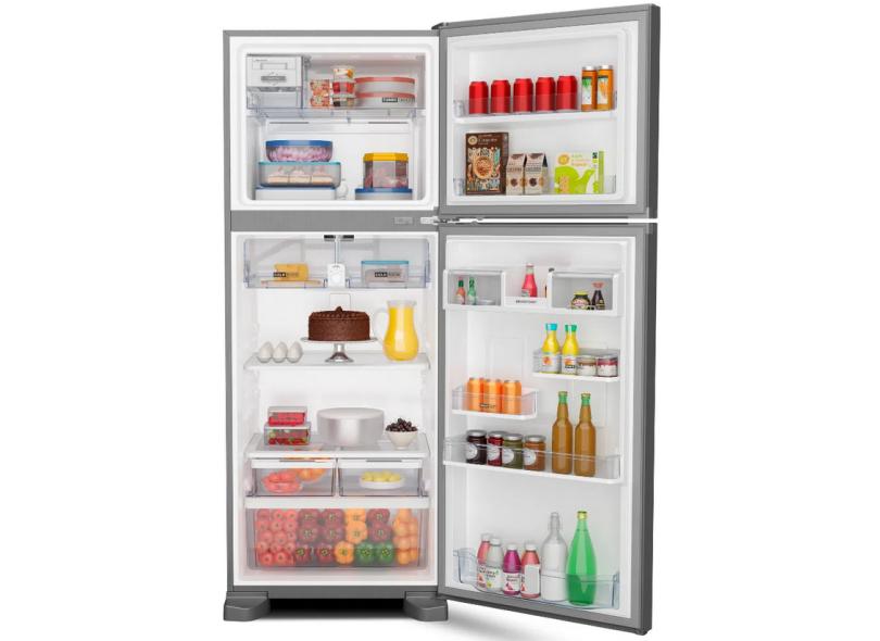 Geladeira Brastemp BRM55BK Frost Free Duplex 462 Litros cor Inox com o ...