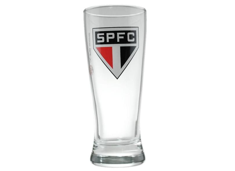 Copo Chopp de Vidro 300 ml São Paulo FC na Caixa com o Melhor Preço é ...