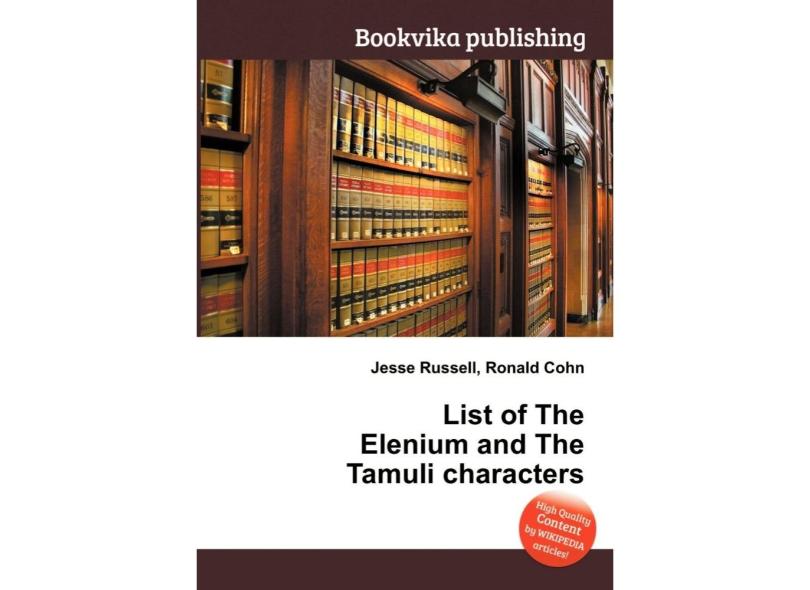 List of the Elenium and the Tamuli Characters em Promoção é no Buscapé