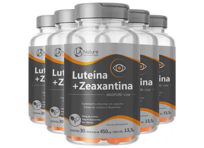 Luteína E Zeaxantina Original 450Mg Maxpure 5Un 150 Cápsulas com o ...