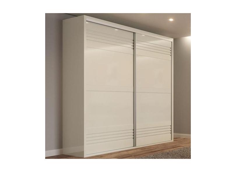 Guarda-Roupa Casal 2 Portas 2 Gavetas 100% Mdf Off White Tw602 Dalla em ...