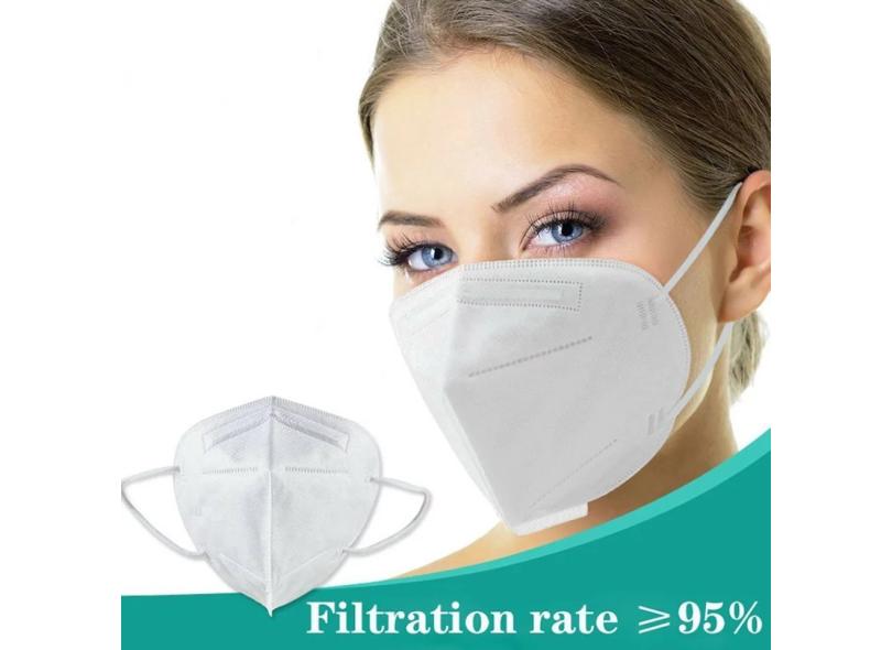 30 Máscara KN95 3D com 5 Camadas Alta Proteção Respiratória Facial ...