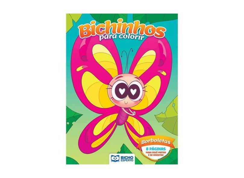Livro Infantil Colorir Bichos Magicos 8Pg 4 Titulos - Bicho Esperto com ...