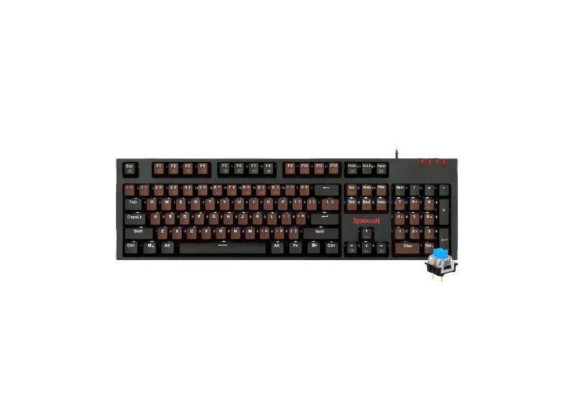 Teclado Redragon K592 Amsa RGB USB Usa Preto com o Melhor Preço é no Zoom