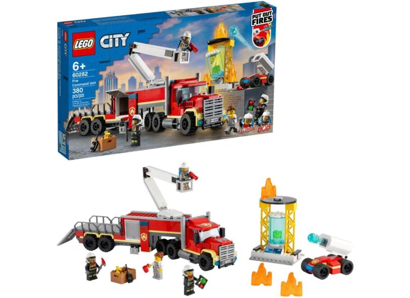 Lego City Unidade de Controle de Incêndio - Lego 60282 com o Melhor ...