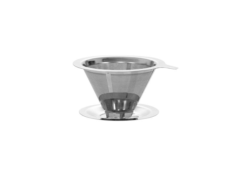 Coador de café filtro reutilizavel aço inox médio cozinha com o Melhor ...