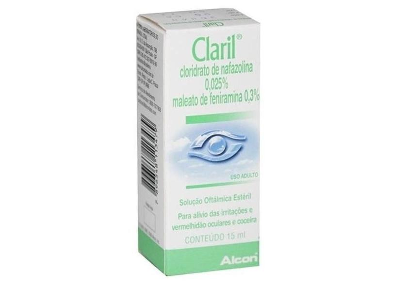 KIT COM 10 - Claril - Colírio - 15ml cada com o Melhor Preço é no Zoom