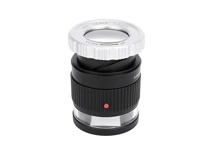 Lupa de ampliação, KKmoon 30X Lupa de ampliação ajustável Lupa de ...