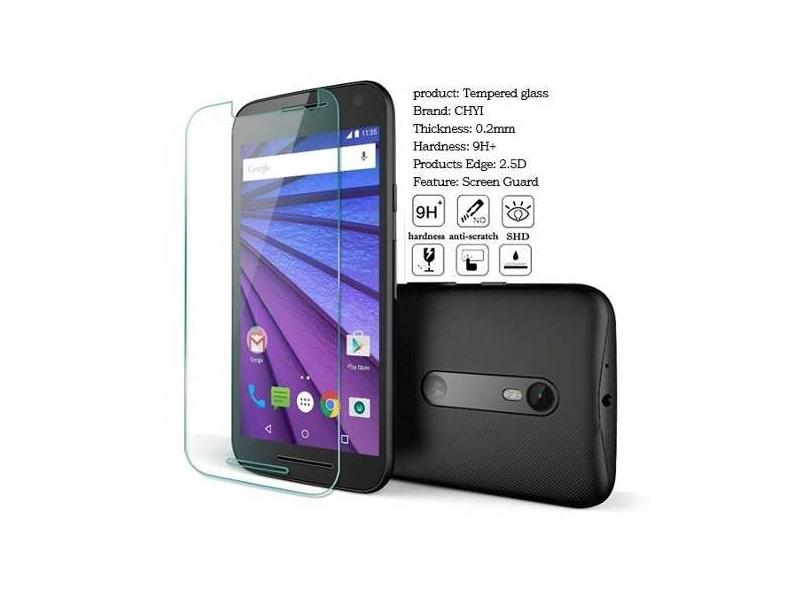Pelicula De Vidro Para Celular Motorola Moto G3 (3ª Geração) com o ...