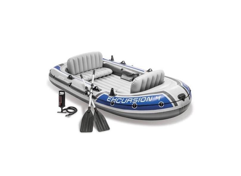 Barco Bote Inflável Intex Excursion 4 Pessoas Remos Bomba em Promoção é ... Barco Bote Inflável Intex Excursion 4 Pessoas Remos Bomba em Promoção é ...