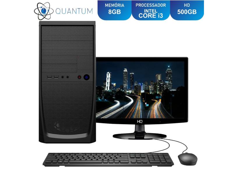 Computador Completo Home and Business Intel Core i3 RAM 8GB HD 500GB ...