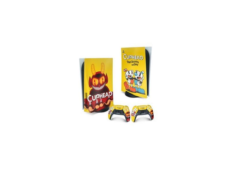 Skin PS5 Playstation 5 Adesivo - Cuphead com o Melhor Preço é no Zoom
