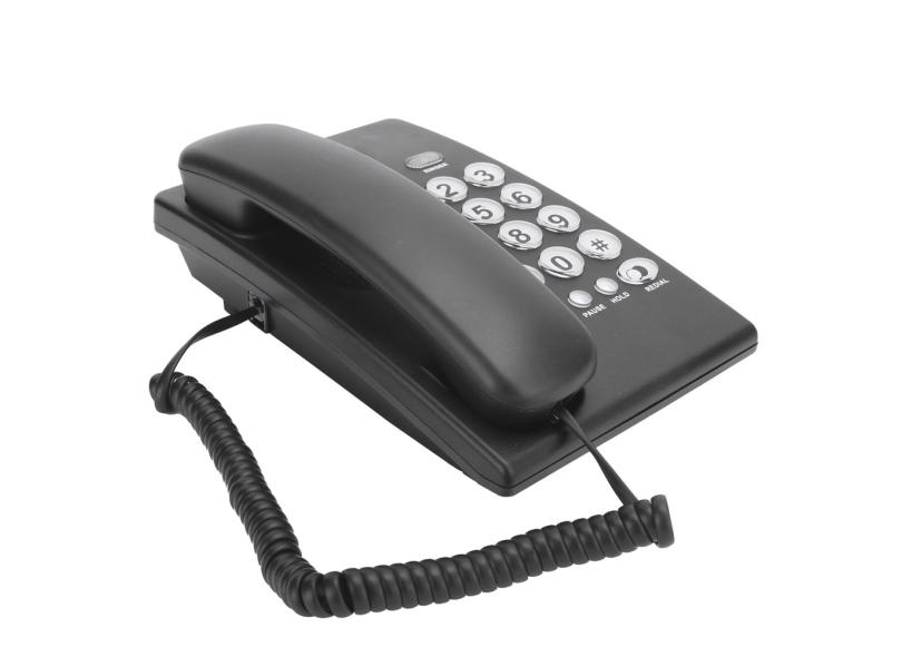 Telefone receptor para escritório, telefone fixo multifuncional para ...