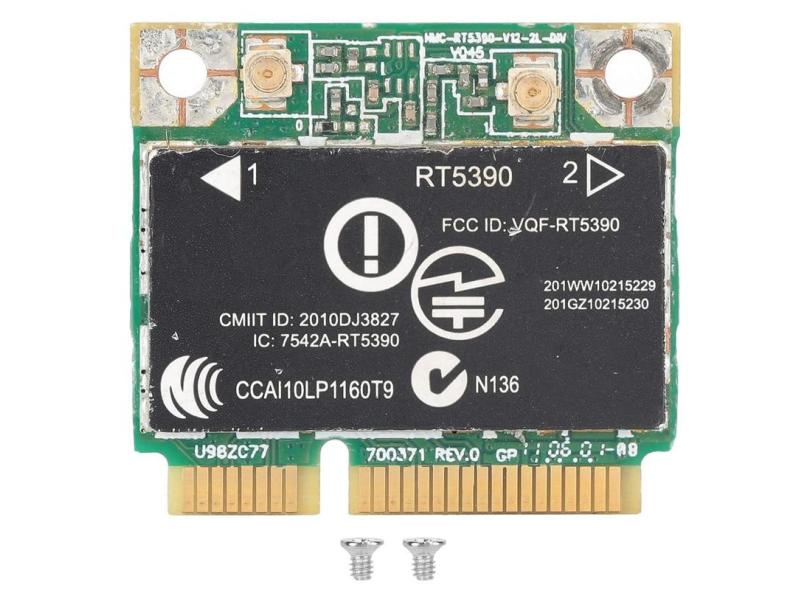 Rt5390 metade mini pci‑e interface 802.11b/g/n adaptador wi-fi placa de ...