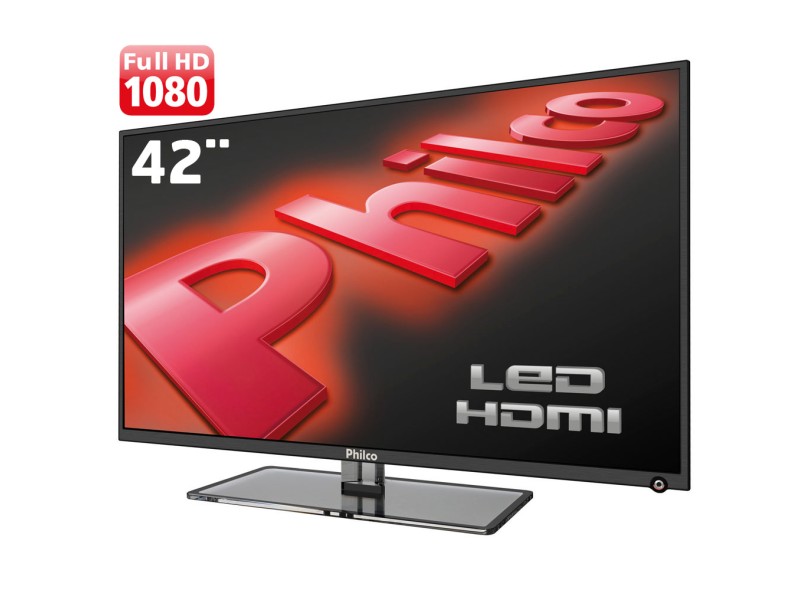 TV LED 42" Philco Full HD 3 HDMI PH42M A4 com o Melhor Preço é no Zoom