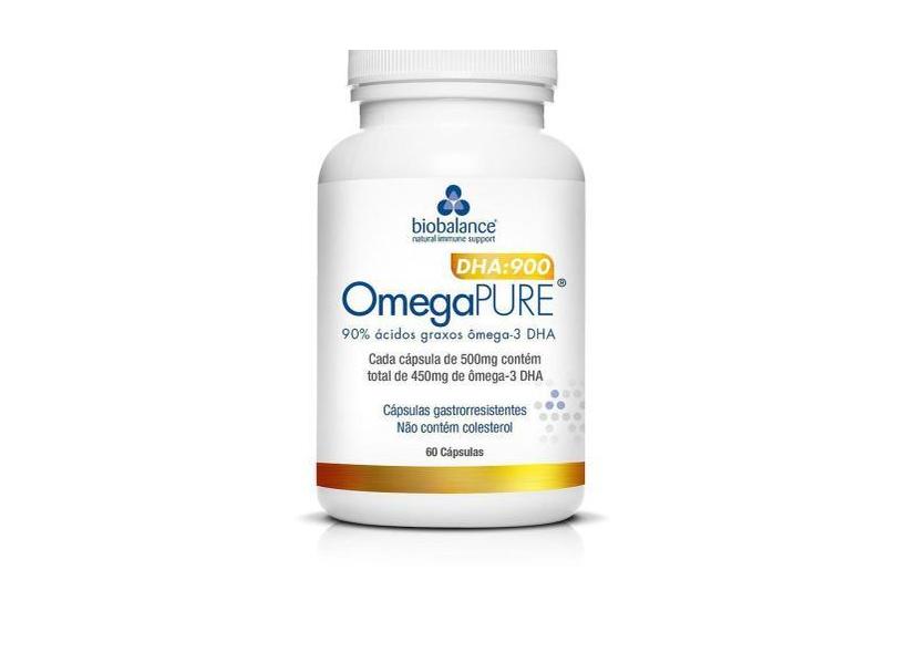 Ômega Pure - Ômega 3 Dha 900 - 60 Cápsulas - Biobalance com o Melhor ...