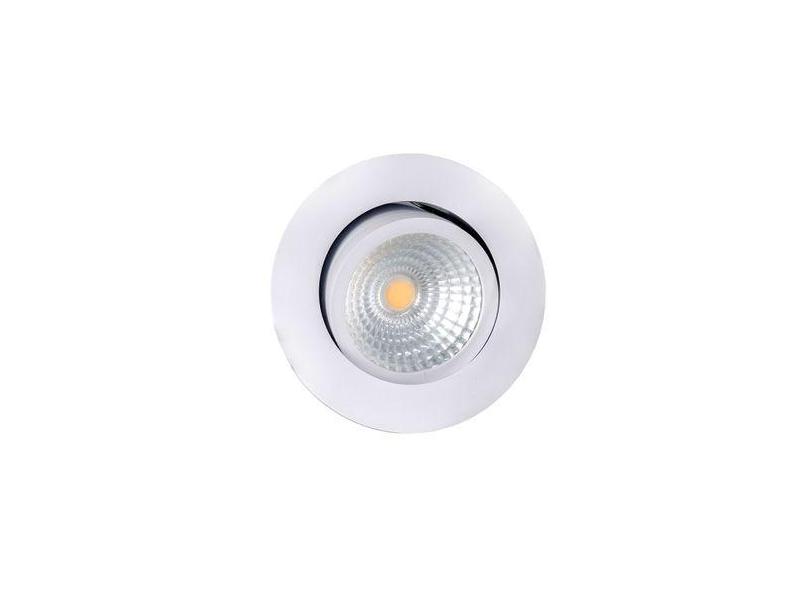 Spot de embutir base redonda Easy LED com driver 3W 3000K Bronzearte ...