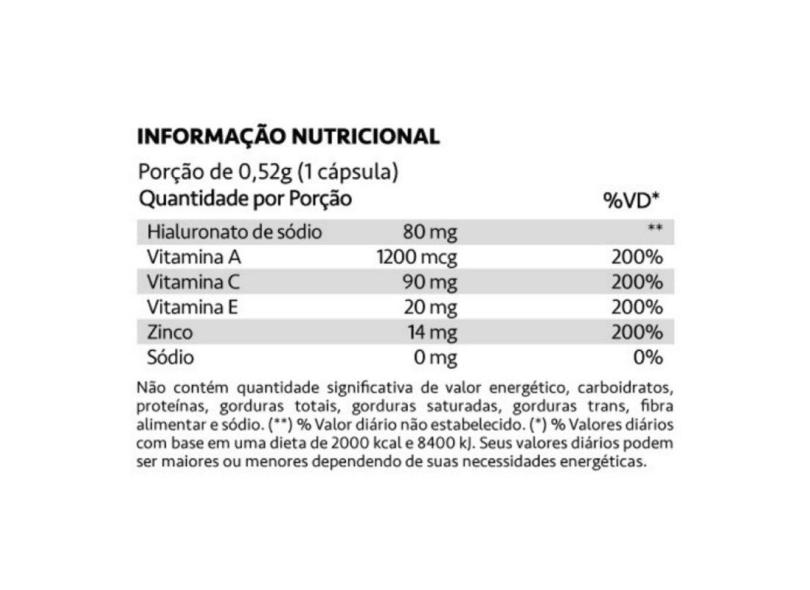 Hialuflex Ácido Hialurônico 80mg c/ 60 Cápsulas Maxinutri com o Melhor ...