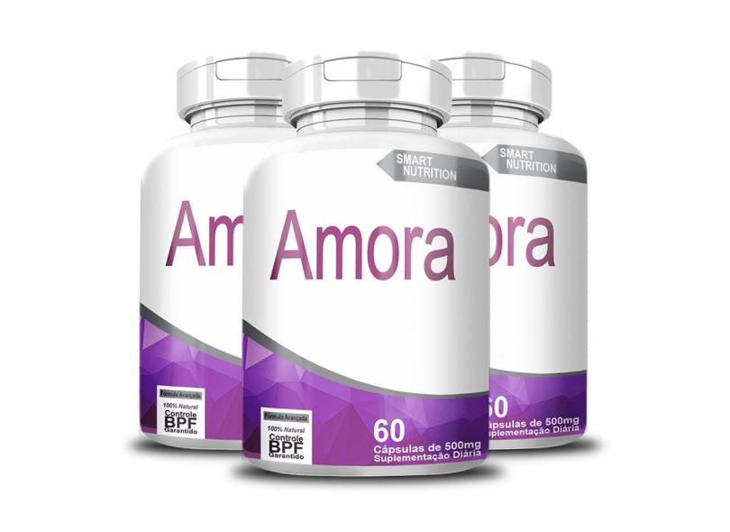 Kit 3 Amora 500 Mg 60 Cápsulas com o Melhor Preço é no Zoom