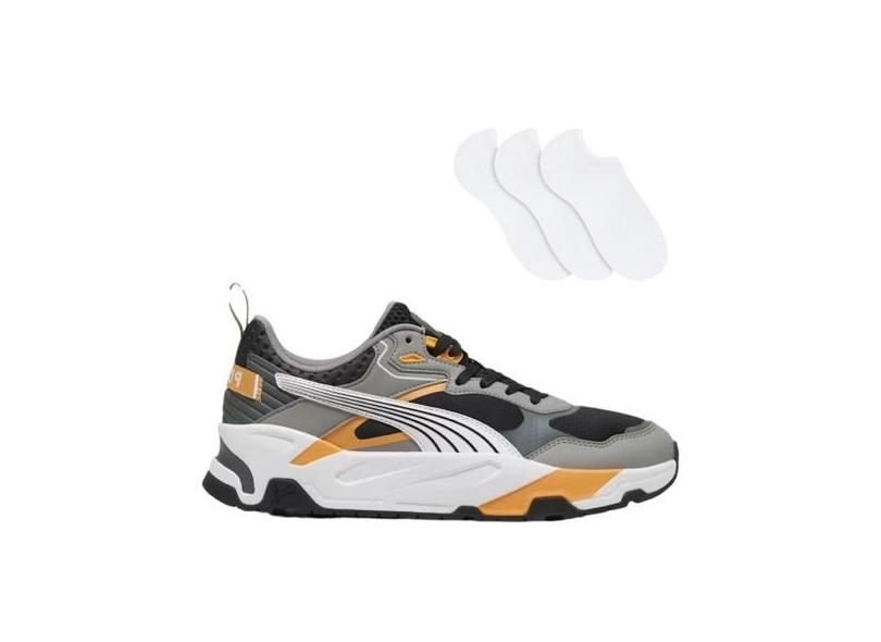Tênis Puma Trinity Desert Road Masculino + 3 Pares De Meias com o ...