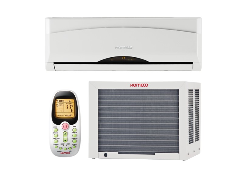 Ar Condicionado Split Hi Wall Komeco Window 7.000BTUs Controle Remoto ...