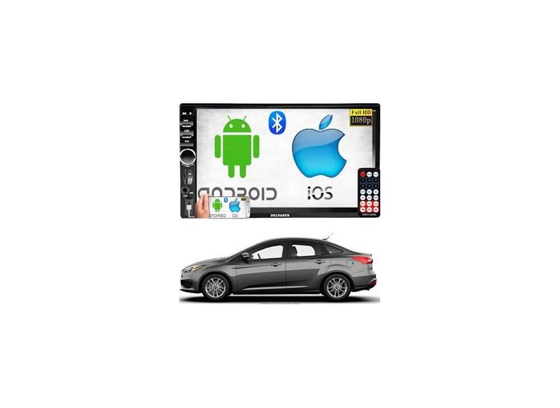 Central Multimidia Som Player Mp5 Android Ios Ford Focus Titanium com o ...