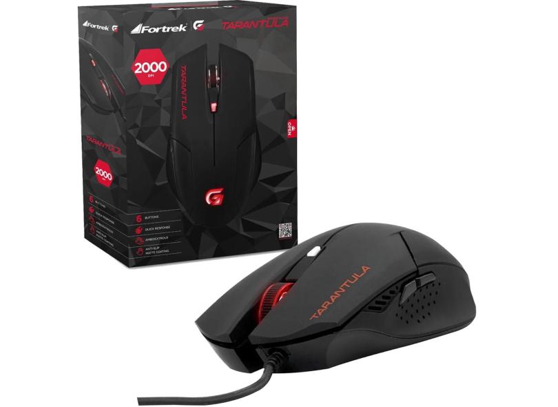 Mouse Gamer Custo Beneficio Spider Tarantula Led 2000dpi em Promoção é ...