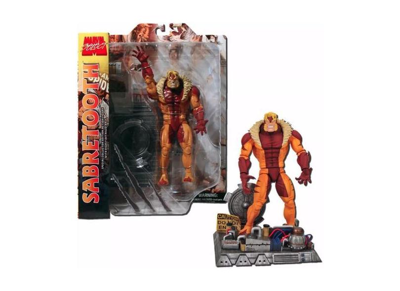 Boneco Sabretooth Dente-De-Sabre Marvel Select - Diamond Select Toys ...