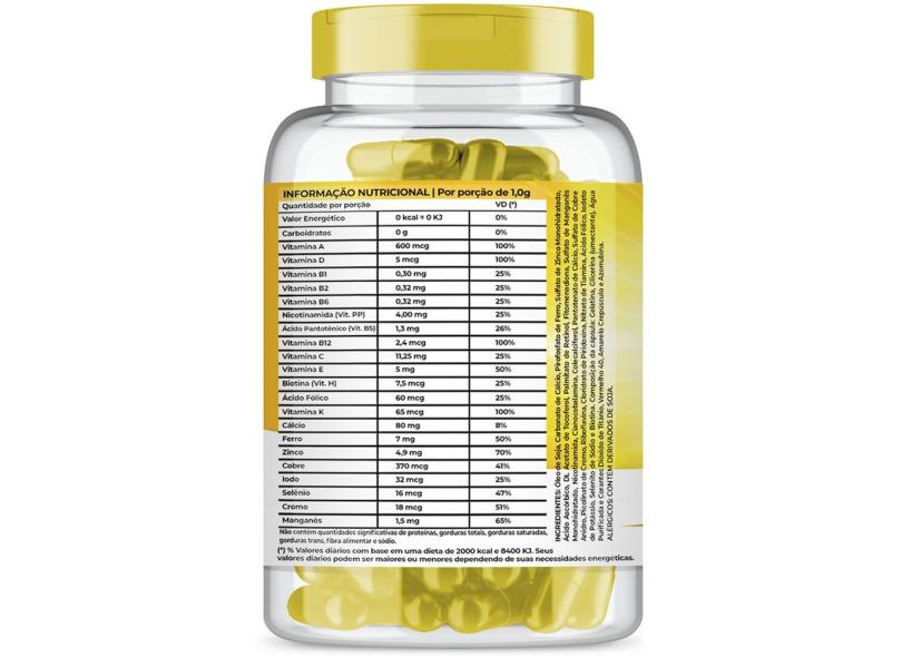Multivitamínico de A-Z 1000mg com 60 cápsulas gelatinosas com o Melhor ...