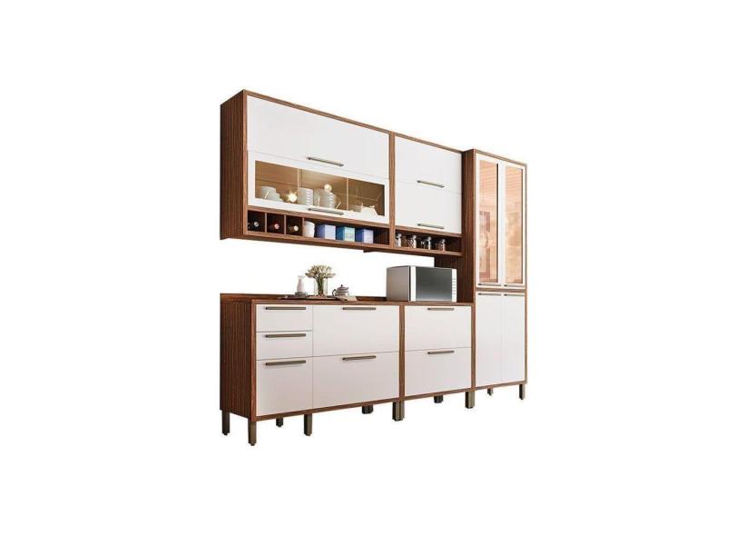 Kit De Cozinha Completa 5 Peças Syrah (2 Armários +2 Balcões + 1 ...