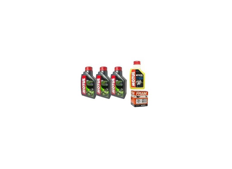Kit Revisão 3 Litros De Óleo Motul 4T 10w40 Semissintético + 01 Filtro ...