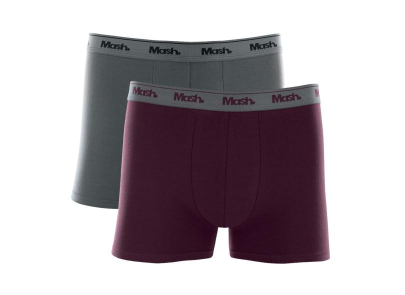 Cuecas Mash Box Original Kit 12 Masculino Cotton Boxer com o Melhor ...