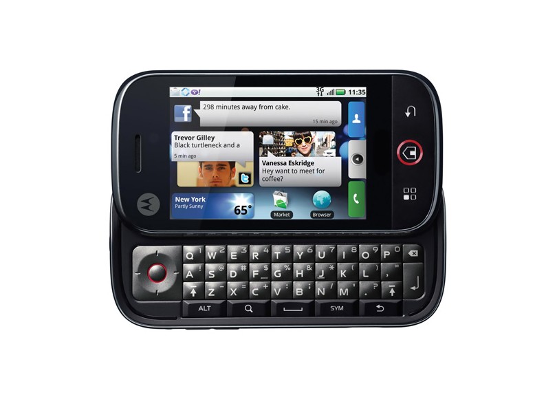 Smartphone Motorola Dext MB200 1GB Android 1.5 (Cupcake) 3G Wi-Fi com o ...